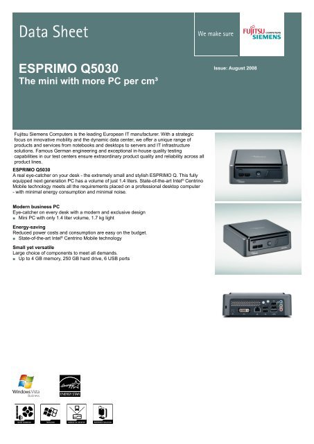 Data Sheet - Fujitsu UK