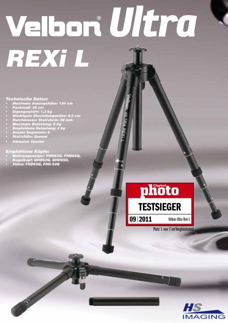 Velbon Ultra REXi L - Test