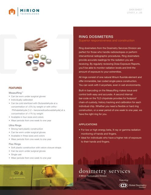 Download MeasuRing Dosimeter Datasheet