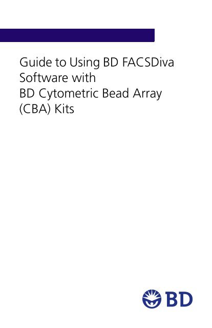 Guide to Using BD FACSDiva Software with BD ... - BD Biosciences