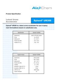 AlzChem Dyhard UR200 - Specification - ARIA