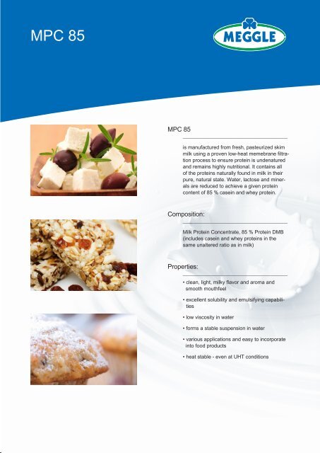 MPC 85 - MEGGLE Foodsystems