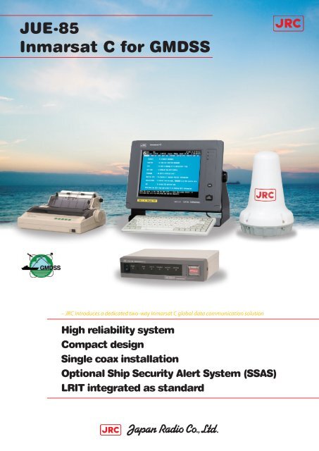 JUE-85 Inmarsat C for GMDSS
