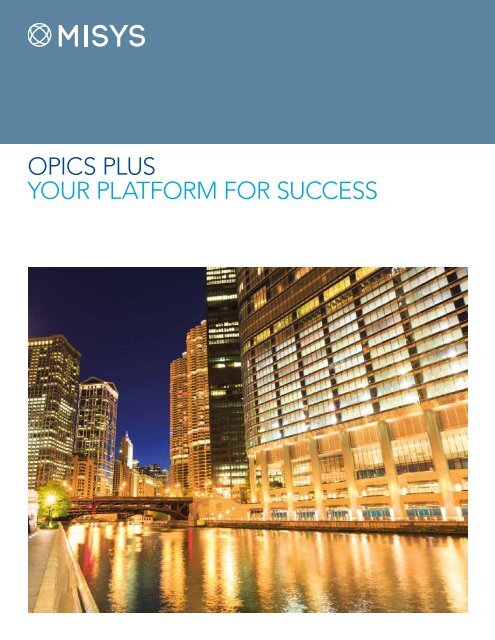 Opics Plus Brochure - Misys