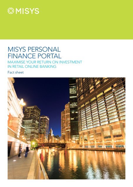 MISYS PERSONAL FINANCE PORTAL