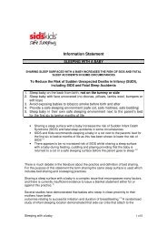 Safe Sleeping Brochure.pdf - SIDS and Kids NSW