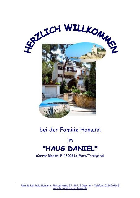 bei der Familie Homann im - La Mora Haus Daniel