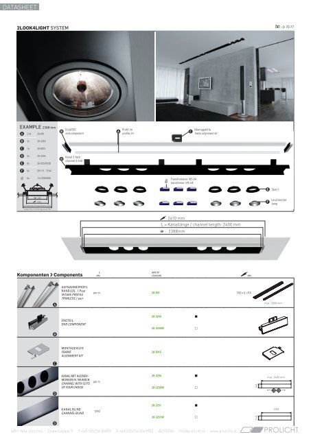 2Look4Light System Technical Sheet - Light Project