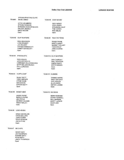 Todd Fecht - Dallas Gun Club