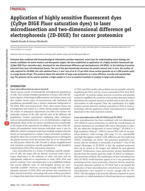CyDye DIGE Fluor saturation dyes - Molecular Machines & Industries