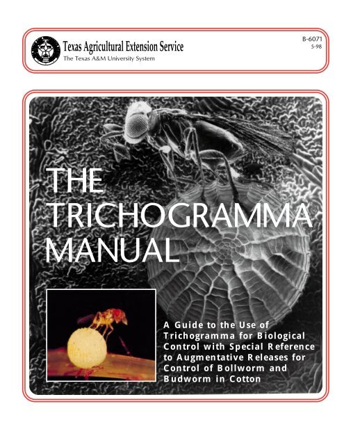 The Trichogramma Manual