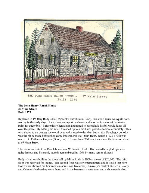 The John Henry Rauch - Lititz Public Library