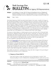 Form: TSP-U-1, Election Form - Thrift Savings Plan