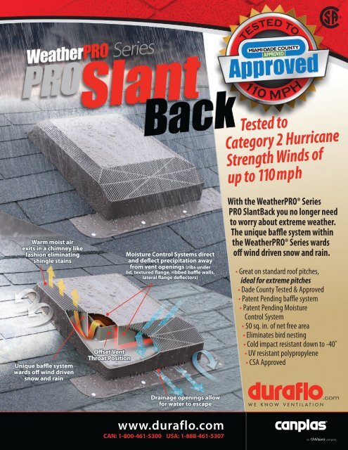 WeatherPro PROSlantBack PS.pdf - Duraflo