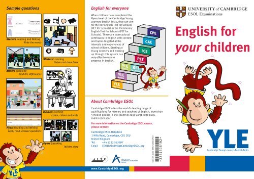 4336-YLE DL Leaflet - Mortimer English Club