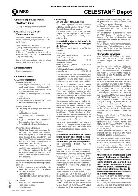 CELESTAN® Depot - MSD