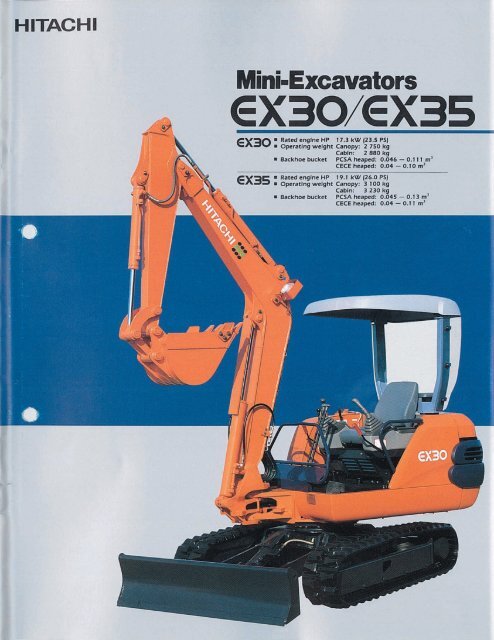 EXBO/EX35 - Hitachi Construction Machinery