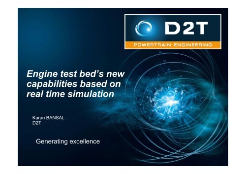 Simulation: Engine test - Automotive Testing Expo