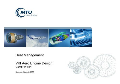 Heat Management VKI Aero Engine Design - MTU Aero Engines