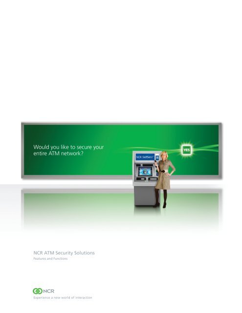 Would you like to secure your entire ATM network? - NCR
