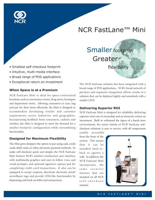 NCR FastLane Mini_US