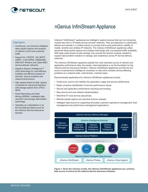 nGenius InfiniStream Appliance - NetScout
