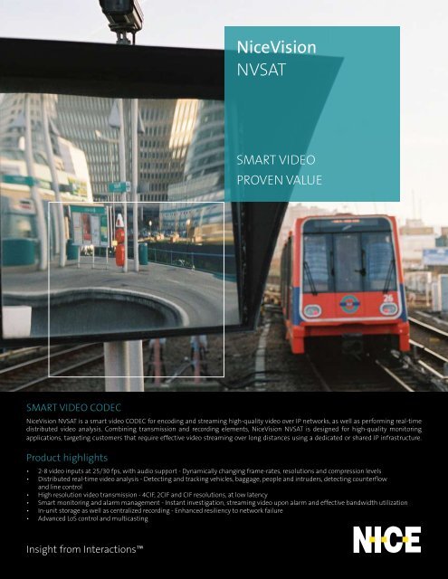 NiceVision NVSAT - NICE Systems