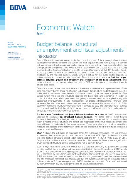 Economic Watch