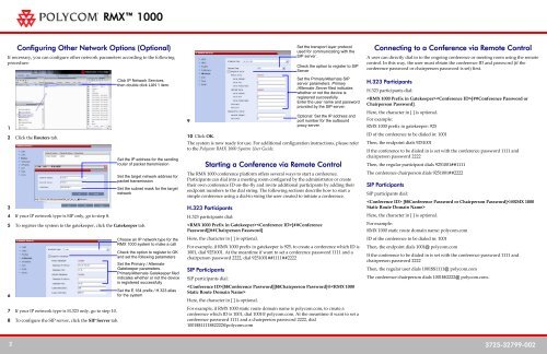 RMX 1000 Configuring Othe