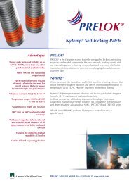 Tuflok Data Sheet (pdf) - Prelok