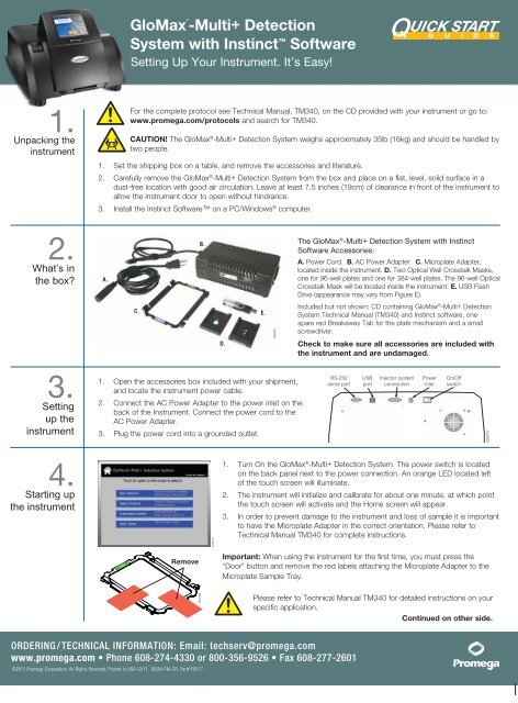 Quick Protocol - Promega