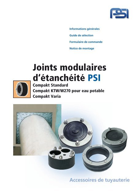 Joint modulaire d'étanchéité Compakt - PSI Products GmbH