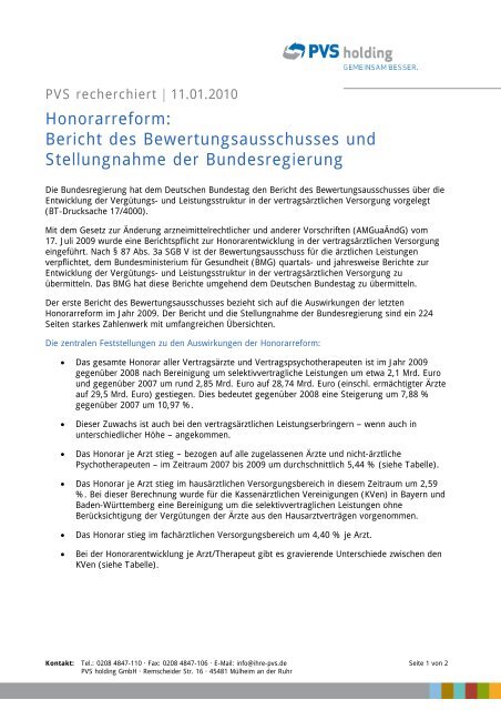 Was Macht Die Pvs Berlin-Brandenburg-Hamburg? – MCCBLX