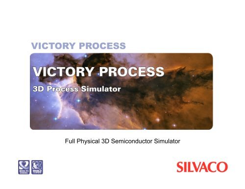 VICTORY PROCESS â Annealing / Diffusion (con't) - Silvaco