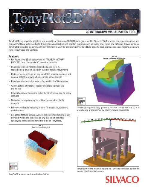 TonyPlot3D - Silvaco