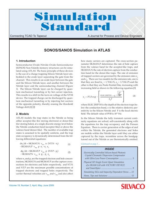 Guide To UsinG TCAd With ExAmples Silvaco, 53% OFF