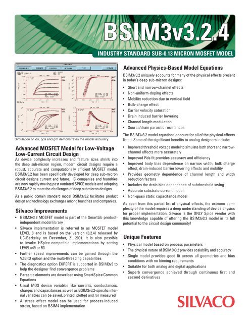 BSIM3v3.2 - Silvaco