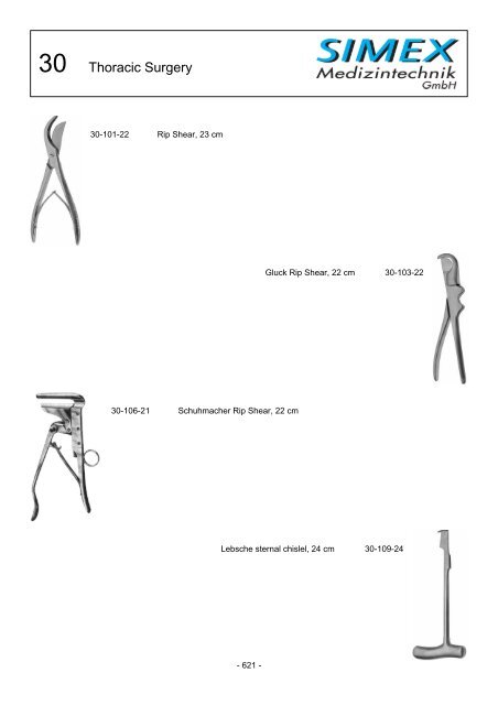 SIMEX Medizintechnik GmbH Product Catalogue
