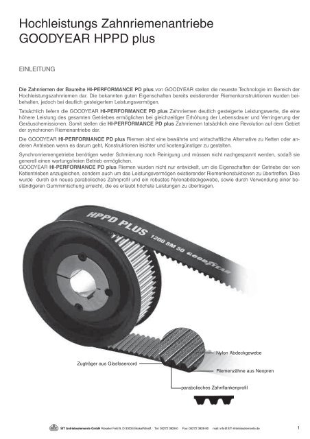 HPPD plus - SIT Antriebselemente GmbH