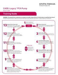 CADD-Legacy® PCA - Smiths Medical