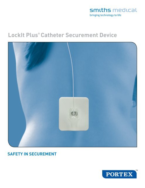 LockIt Plus® catheter Securement Device - Smiths Medical