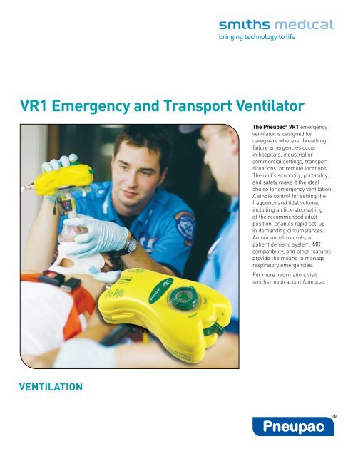 Pneupac VR1.pdf - Smiths Medical