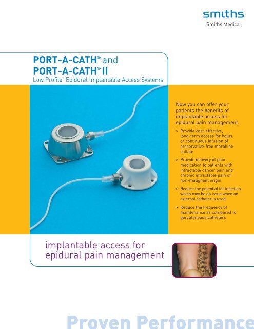 PORT-A-CATH® II - Smiths Medical