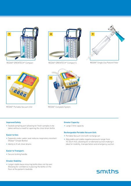 REDAX ® CHEST DRAINAGE S