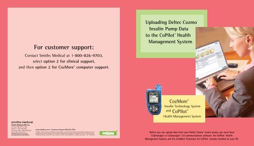 Uploading Deltec Cozmo® Insulin Pump Data to the - Smiths Medical