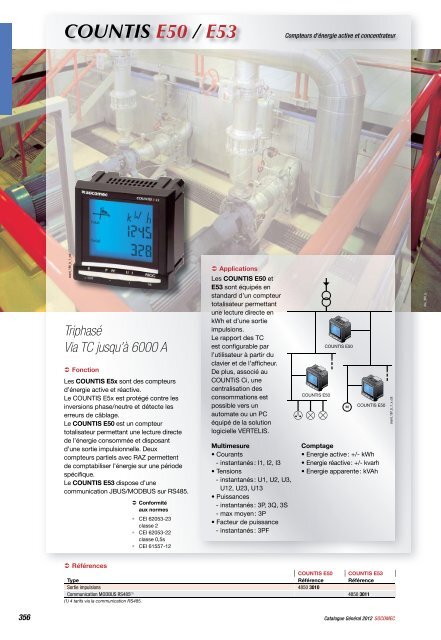 COUNTIS E50 / E53 - Socomec