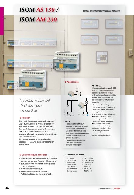 ISOM AS 130 / ISOM AM 230 - SOCOMEC Group