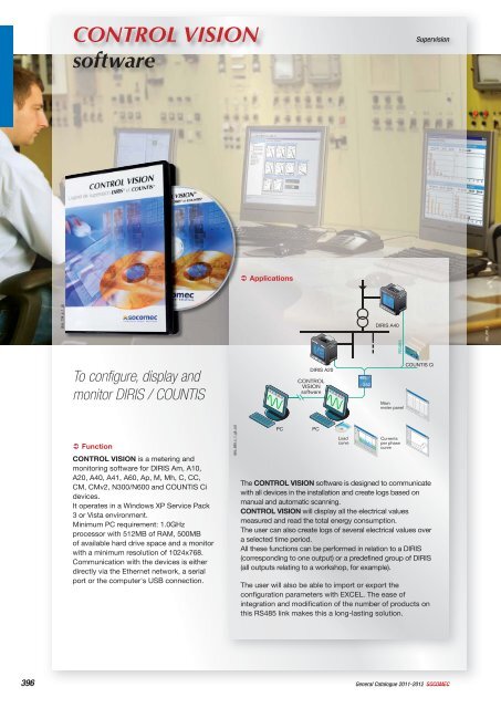 CONTROL VISION software - SOCOMEC Group