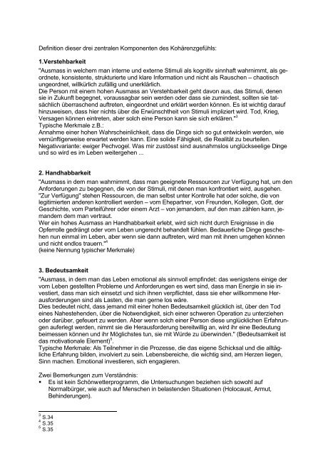 Definition dieser drei ze