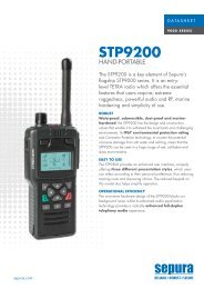 STP9000 Datasheet - Sepura